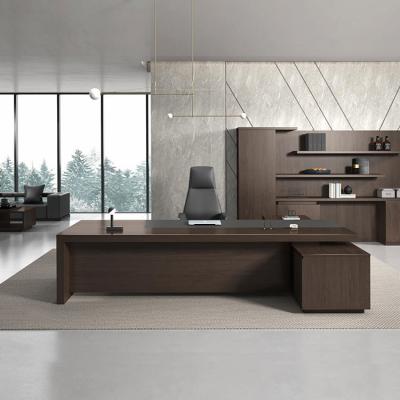 Cina Lo scrittorio esecutivo di Brown mette la scrivania di legno di 900mm con il Governo in vendita
