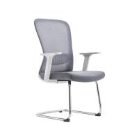 China Grey White Mesh Office Chair with Height Adjustment Swivel Function and Adjustable Headrest for sale