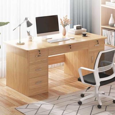 China 1.2M Home Study Desk Brown Classic Modern Study Table With Locks for sale