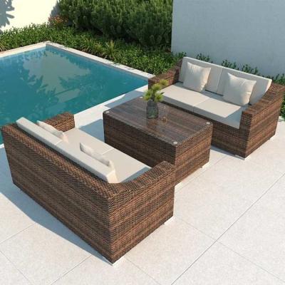 China 1.6M Outdoor Corner Sofa Set Sectional Sofa Garden Furniture for sale