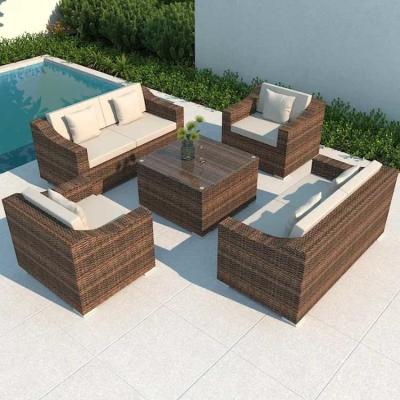 China 1.6M Outdoor Corner Sofa Set Sectional Sofa Garden Furniture for sale