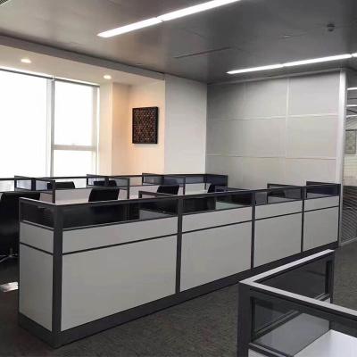 China Personnel de bureau modulaire en forme de L for sale