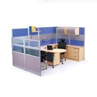 China High Partition Modular Workstation with Top Cabinet and Customized Size Office Cubicle for sale