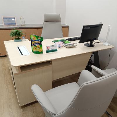 China Boss Office Desk Manager Computer Table L Shape CEO Executive Office Desk for sale
