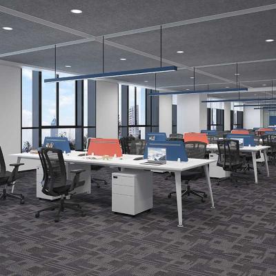 China Weißes modernes Büro 2 4 6 Personen Schlafzimmer Büro Arbeitsplatz Schreibtisch zu verkaufen