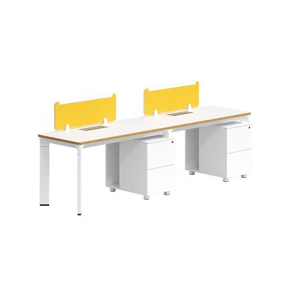 China Witte werkstation Schrijftafel kantoormeubilair modulair 1 2 6 personen kantoortafel for sale