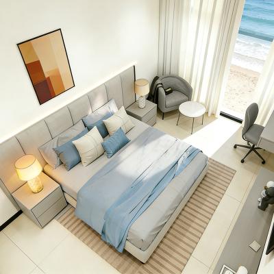 China Modern Five-Star Hotel Bedroom Set Furniture Customized Hotel Project for sale