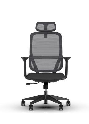 China Hight Back Adjustable Ergonomic Office Chair Comfortable Mesh Task Chair With Arms for sale