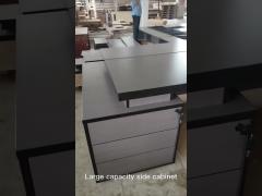 Executive Office Desks CEO Desk With Side Cabinet