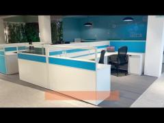 Personalisieren Sie Y-förmigen Desktop 4 6 8 Person Holz Büro Trennwand Arbeitsplatz