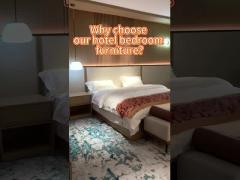 Watch: 5 Star Luxury Hotel Bedroom Set Double Bed Wood Hotel Project Furniture Showcase