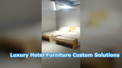Beston Luxury Hotel Bedroom Furniture Set Custom Wood Design
