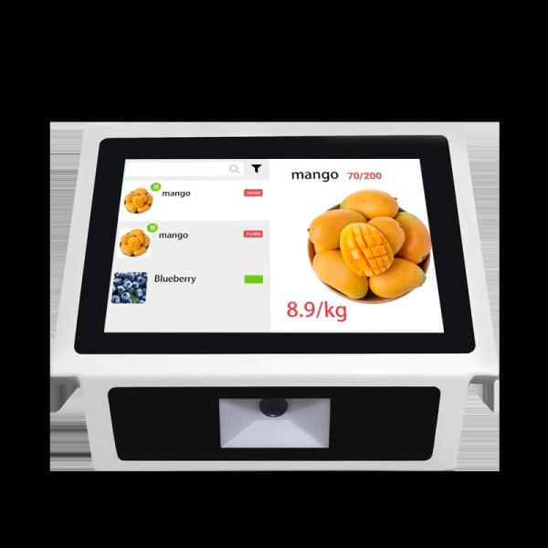 Quality 8-inch Capacitive Touch Windows Price Checker QR Code Scanner Price Checker Linux/Android Touch Pos System for sale