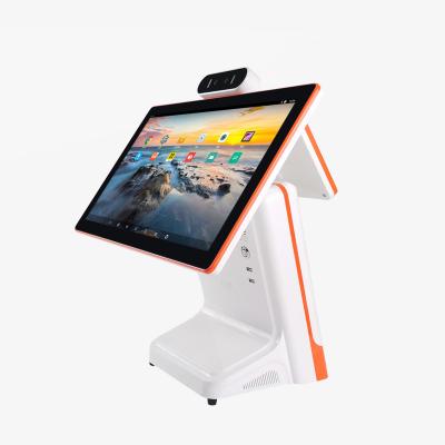 China Dual Touch Screen Windows/android Pos All in One Cashier Equipment Pos System Pos Terminal for Supermarket for sale