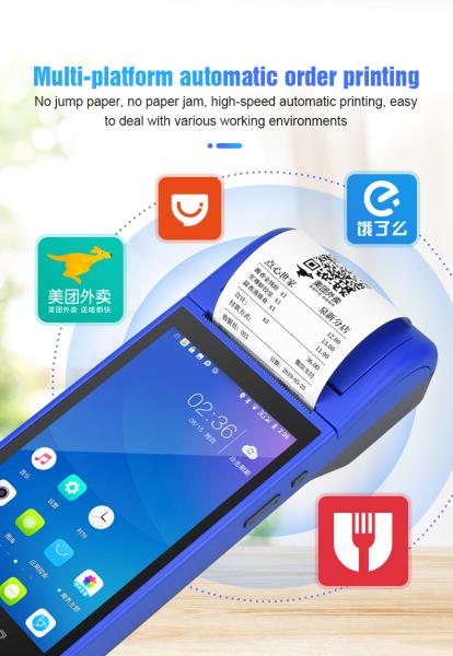 Quality WIFI BT 4.0 58mm Thermal Receipt Printer Code Scanner Handheld Mobile Android for sale