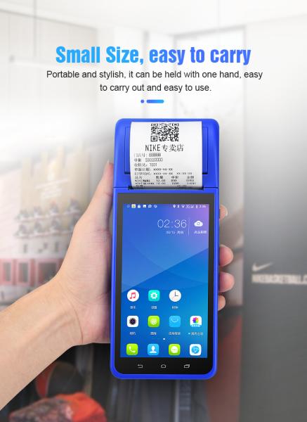 Quality WIFI BT 4.0 58mm Thermal Receipt Printer Code Scanner Handheld Mobile Android for sale