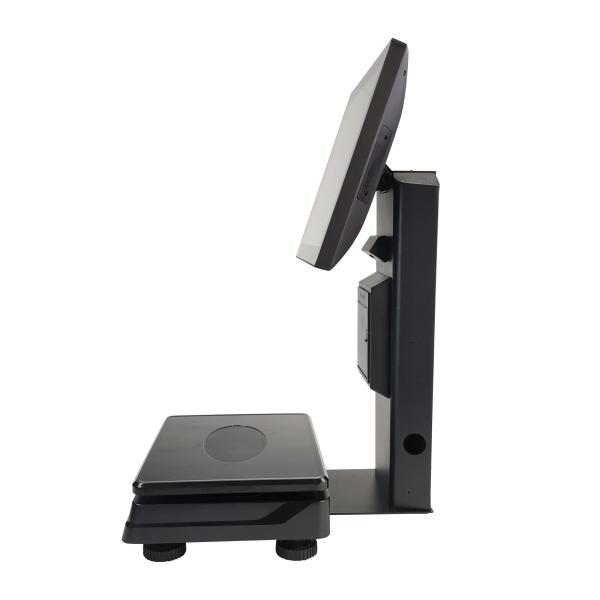 Quality 15 Inch Dual Screen All in One Pos Scale Weighing Scale for Retail Shop Fruit for sale