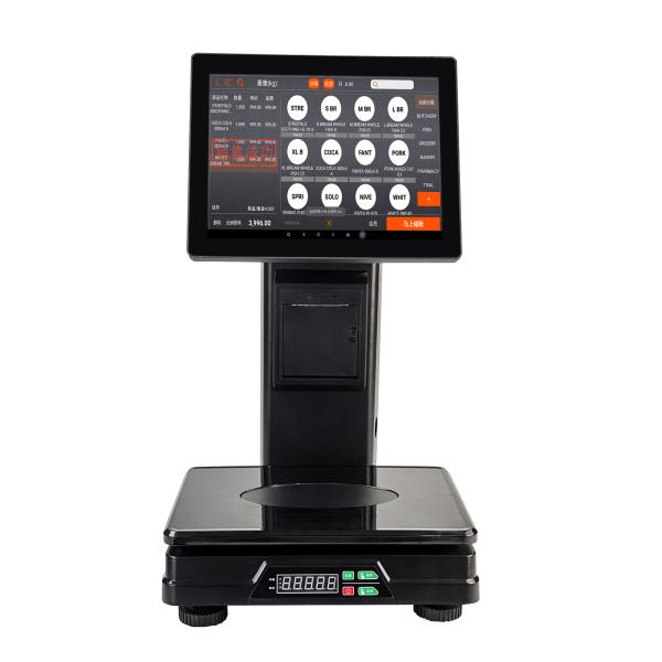 Quality Heavy Industry Platform Digital Electronic Price Weighing POS Scale with Printer for sale