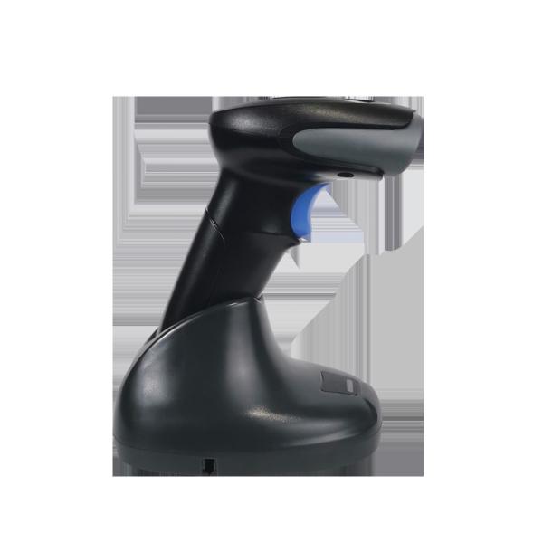 Quality Handheld CMOS Image Blue tooth Wireless Inventory 2D 1D QR Bar Code Reader Barcode Scanner with Stand for Computer POS Warehouse for sale