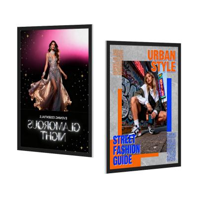 China Ultra Thin Weatherproof Advertising Light Box Rectangular LED Backlit Display High Visibility Aluminum Frame Sign for sale