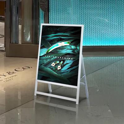 China Digital LED Signage Display Kiosk Portable Touch Screen Panel USB Power Text Advertising Retail Store Board for sale