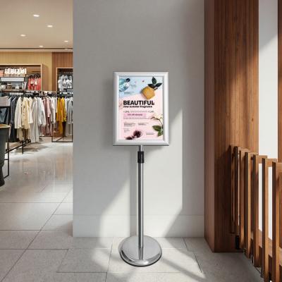 China Modern Eco Friendly Varnished LED Display Board Aluminum Alloy Plastic Acrylic Retail Freestanding Shop Sign for sale
