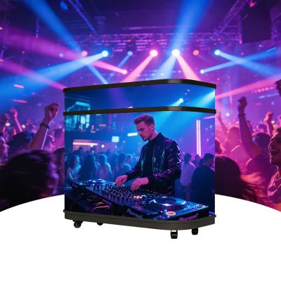 China Six Fold Full Color Portable DJ Booth LED Video Panel IP65 Waterproof Display for sale
