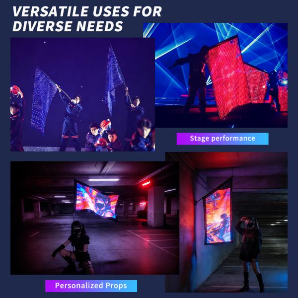 Quality Hologram Flying LED Screen , Flexible Flying Display Screen For Event Show for sale