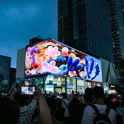 China LED 3D Video Display P1.25 - P10 Transparent LED Display Screen for sale