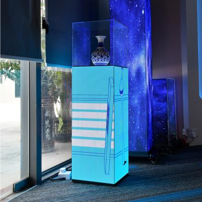 China Indoor Retail Full Color LED Display Module 2500cd Floor Standing Display Case for sale