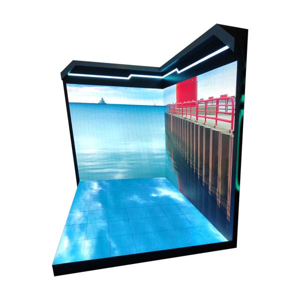 Quality High Resolution Rectangular Immersive Holographic LED Display Floor Tile Digital for sale