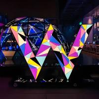 China Magic Cube LED Screen Creative LED Screen 8K Resolution HDR10 Plus Customizable Digital Signage for sale