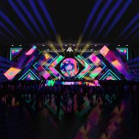 China High Resolution Full Color Interactive LED Display Screen Fully Interactive Outdoor Transparent LED Combination for sale