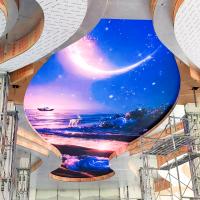 China High Resolution Full Color Interactive LED Display Screen Fully Interactive Outdoor Transparent LED Combination for sale