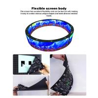 China Creative Indoor Spherical Full Color LED Cube Ring Display Customizable Size 360 for sale