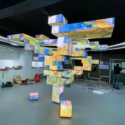 China LED Special Shaped Display Screen Event Exhibition Stage Setup HDR10 Plus 1080P Resolution Floor Ceiling Mount Options for sale