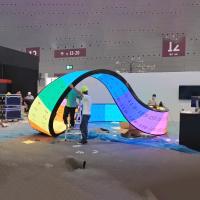 China Customized LED Magic Creative LED Screen Cube Shaped Screen K Resolution ustomizable Brightness for for sale