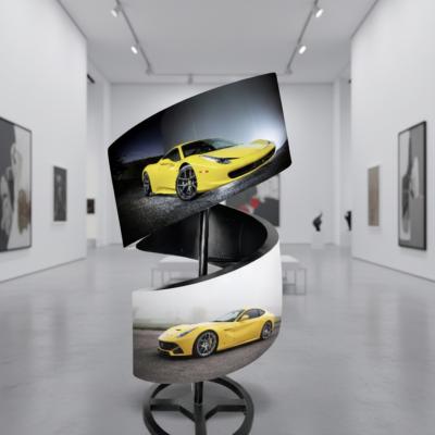 China Customized Full Color Creative LED Screen IP65 6000 CD LED Cube Shaped Screen uilt MS iFi Control for for sale