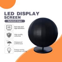 China Spherical Indoor LED Creative LED Screen Display Screen 8K Resolution HDR10+ Ceiling Mounted Customizable Size Soft for sale