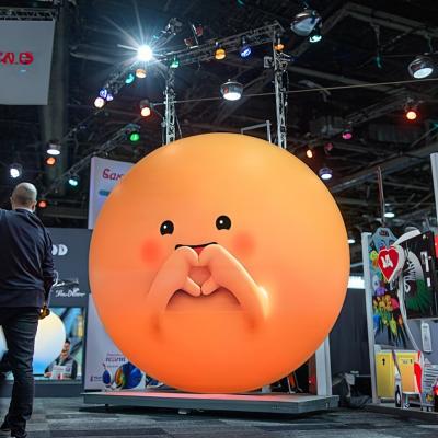 China High Visibility 8K Creative LED Screen Resolution HDR LED Circular Display Screen for Effective Indoor Advertising for sale