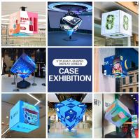 China Magic Cube Spherical Creative LED Screen Creative LED Unique Sing Cube LED Screen Display for sale