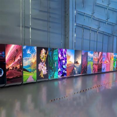 China Acrylic 360 Viewing Folding LED Light Box Display Customizable Indoor Advertising Rental Use for sale
