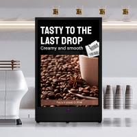 China Multi Touch Coffee Shop Interactive LED Digital Menu Advertising Desktop Display Screen Customizable for sale