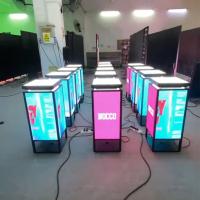 China Adjustable Brightness Floor Display Case P1.25-P10 With High Pixel Density 360 Viewing Angle for sale