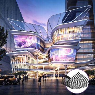 China Transparent Holographic LED Screen for Convention Center Art Gallery Museum 3D Hologram Display for sale