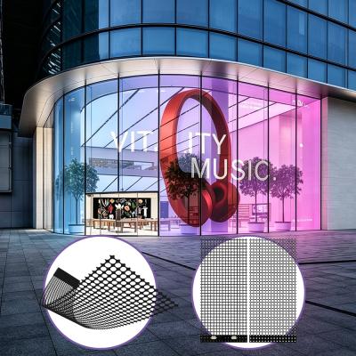 China OEM/ODM Transparent Holographic Film Screen 3D Projection LED Display Hologram Advertising Film for Glass Partition for sale