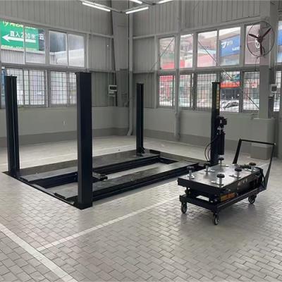China 4000 kg T440D Industrial 4-Post Car Lift com estabilidade superior à venda