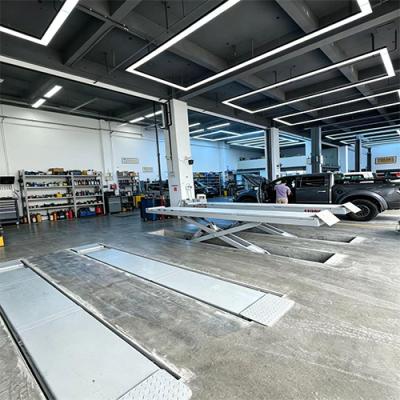 China 5T Hydraulic Scissor Car Lift With 5000mm Length Platform With CE for sale