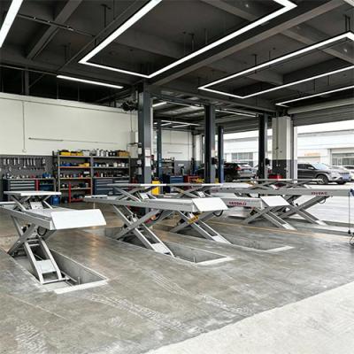 China 5T Garage Hydraulic Lift 5 Meter Lngth Platform With Secondary Jack for sale