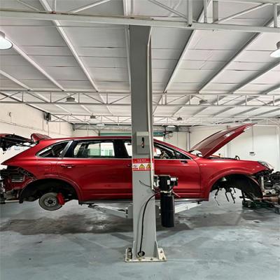 China Car Lifting Equipment with 9900lbs Lifting Capacity Barrier Free Base and Manual Release System for sale